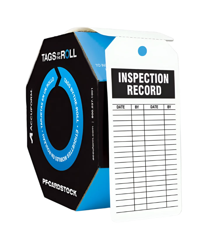 Safety Tags By-The-Roll: Inspection Record – Rhino Protective Wear